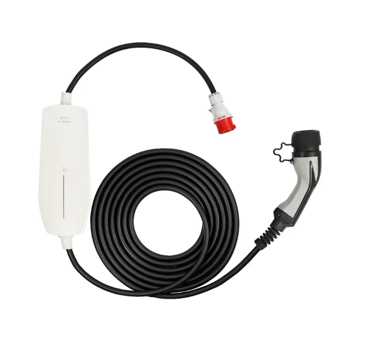Mobiele Krachtstroom Lader Type 2 naar CEE 1 & 3 Fase tot 11kW ...